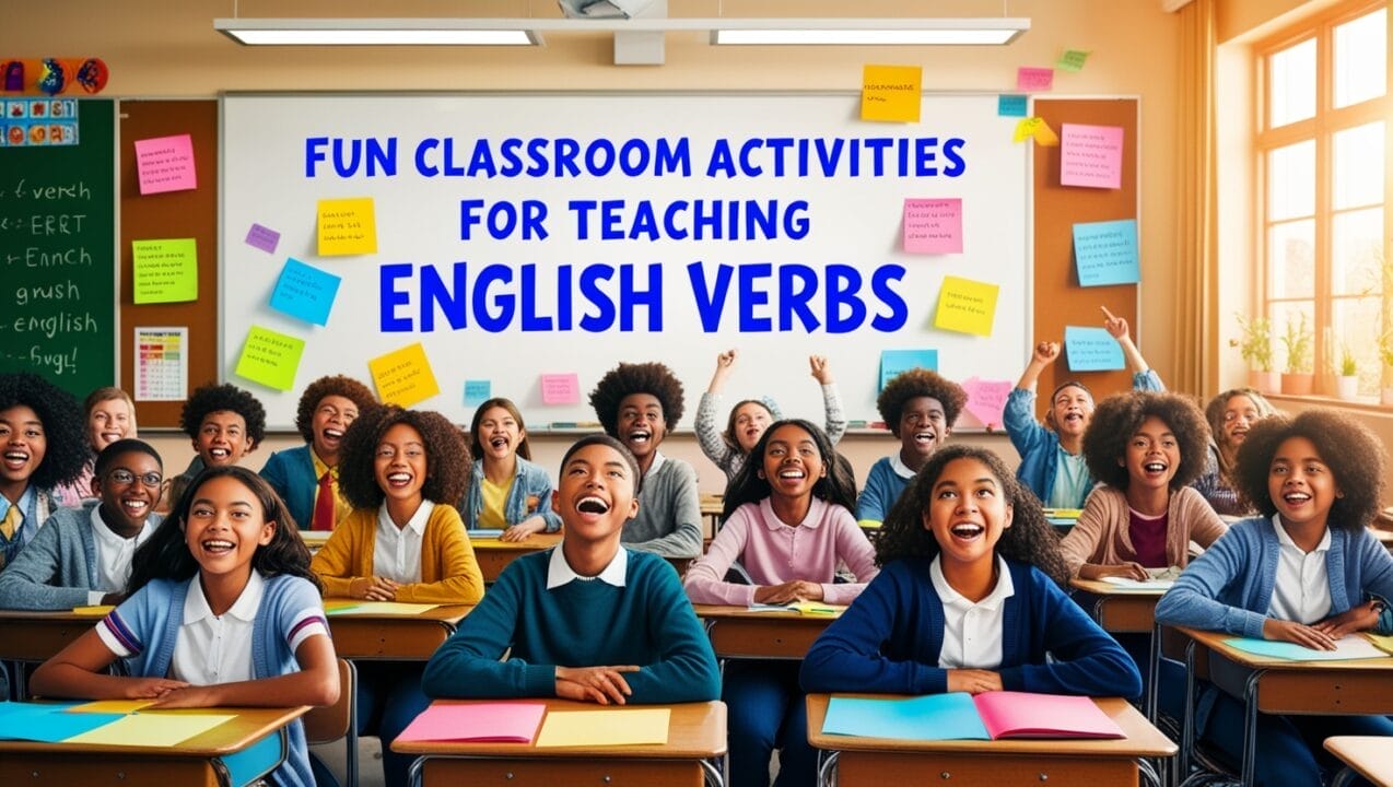Fun Classroom Activities for Teaching English Verbs - Zahid Muzaffar Khan