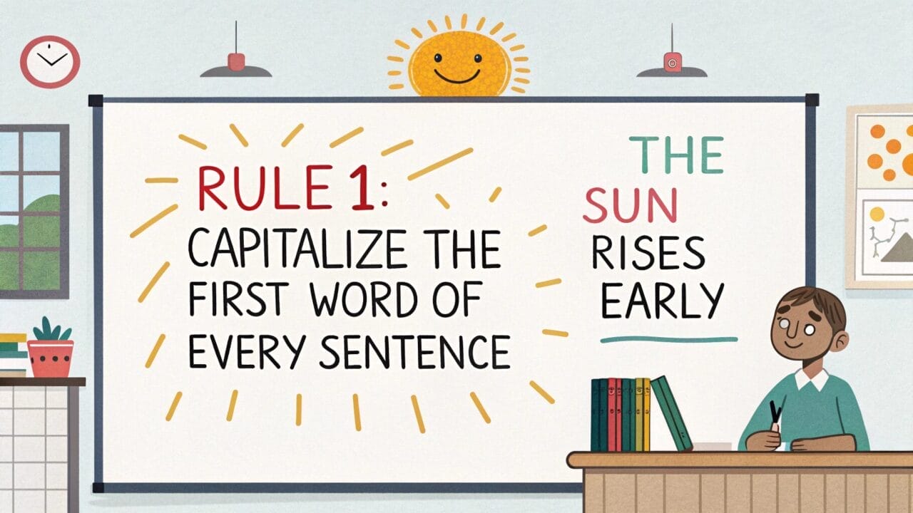 A Guide to English Capitalization Rules